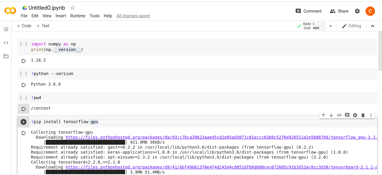 Getting Started With Google Colab | Getting-Started-With-Colab